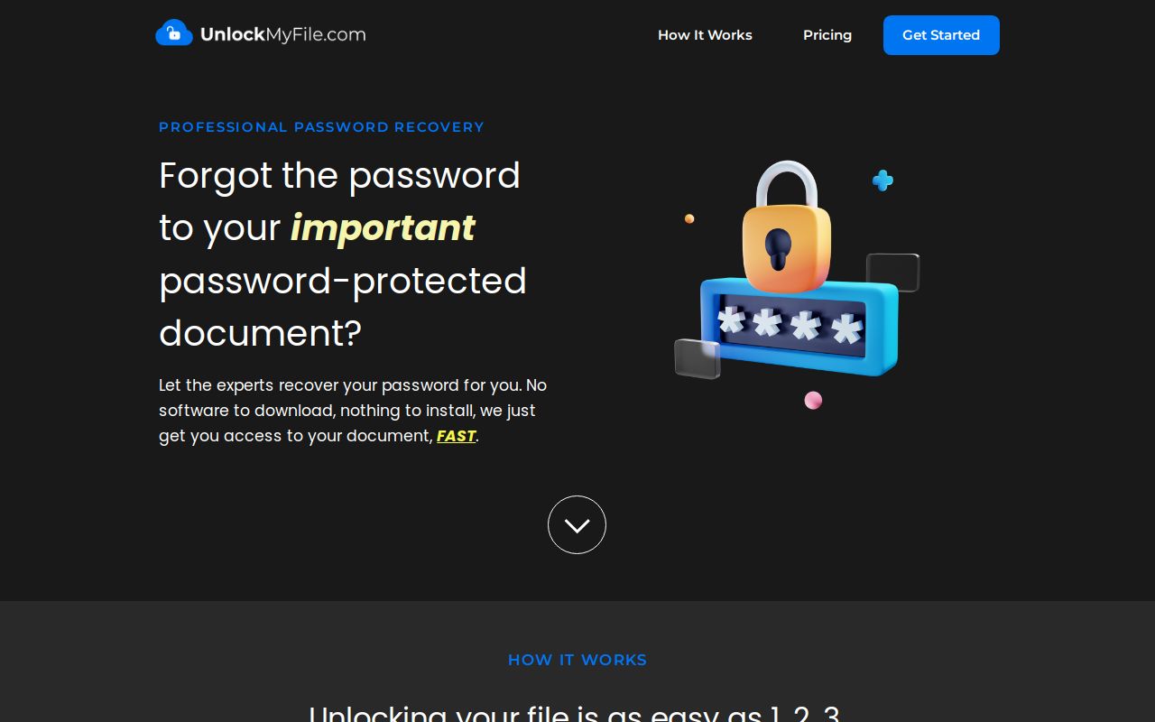 UnlockMyFile.com - Unlock password-protected files